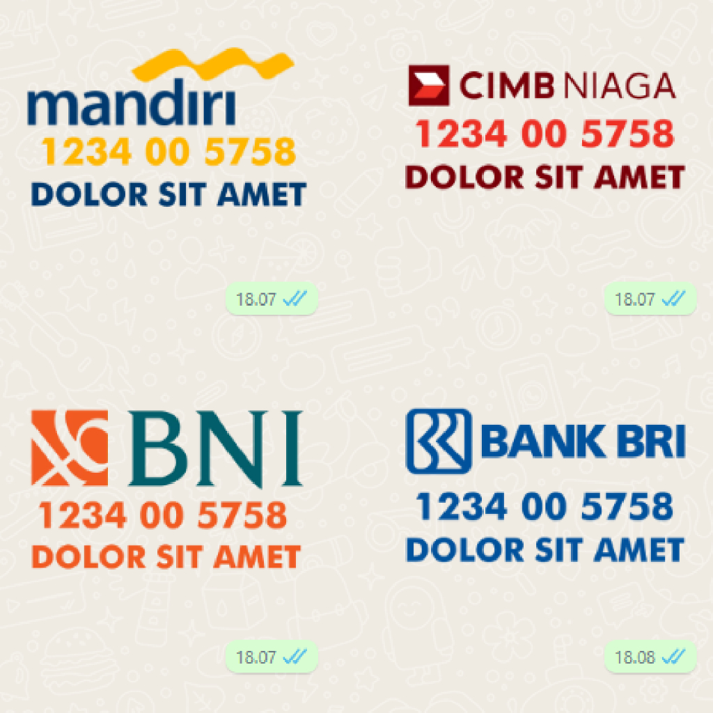 Jual STIKER DIGITAL WHATSAPP BANK BCA | Shopee Indonesia