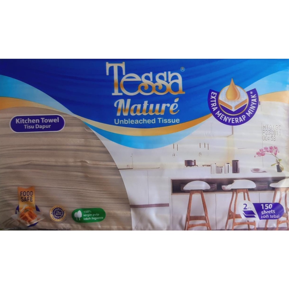 Jual Official Shop Super Promo Tissue Dapur Tessa Nature 15 Sheets x 2 ...