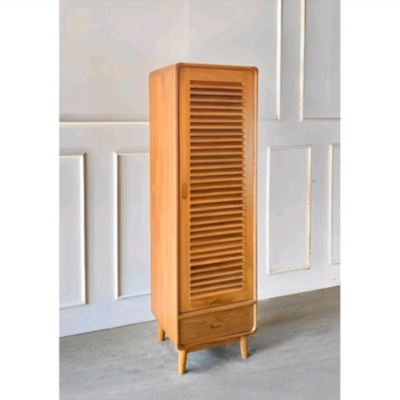 Jual almari pakaian 1 pintu kayu jati | Shopee Indonesia
