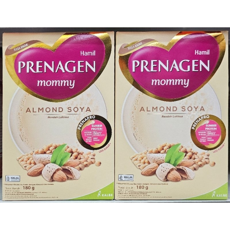 Jual Prenagen Mommy Almond Soya 180gr Box | Shopee Indonesia