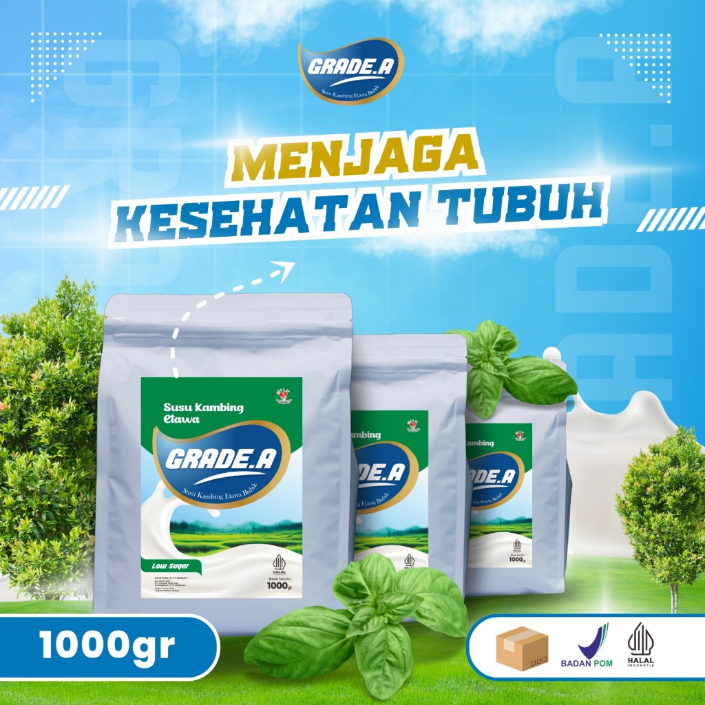 Jual SUSU KAMBING ETAWA GRADE A 1KG LOW SUGAR | Shopee Indonesia