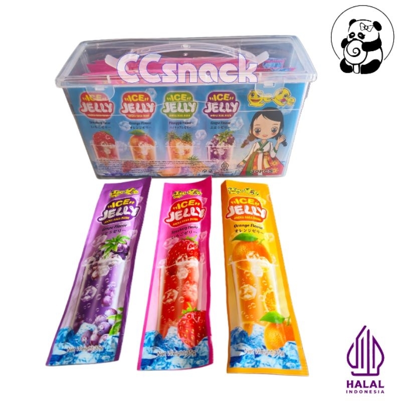 Jual QEQE ICE JELLY ANEKA RASA BUAH KOTAK ISI 30 | Shopee Indonesia