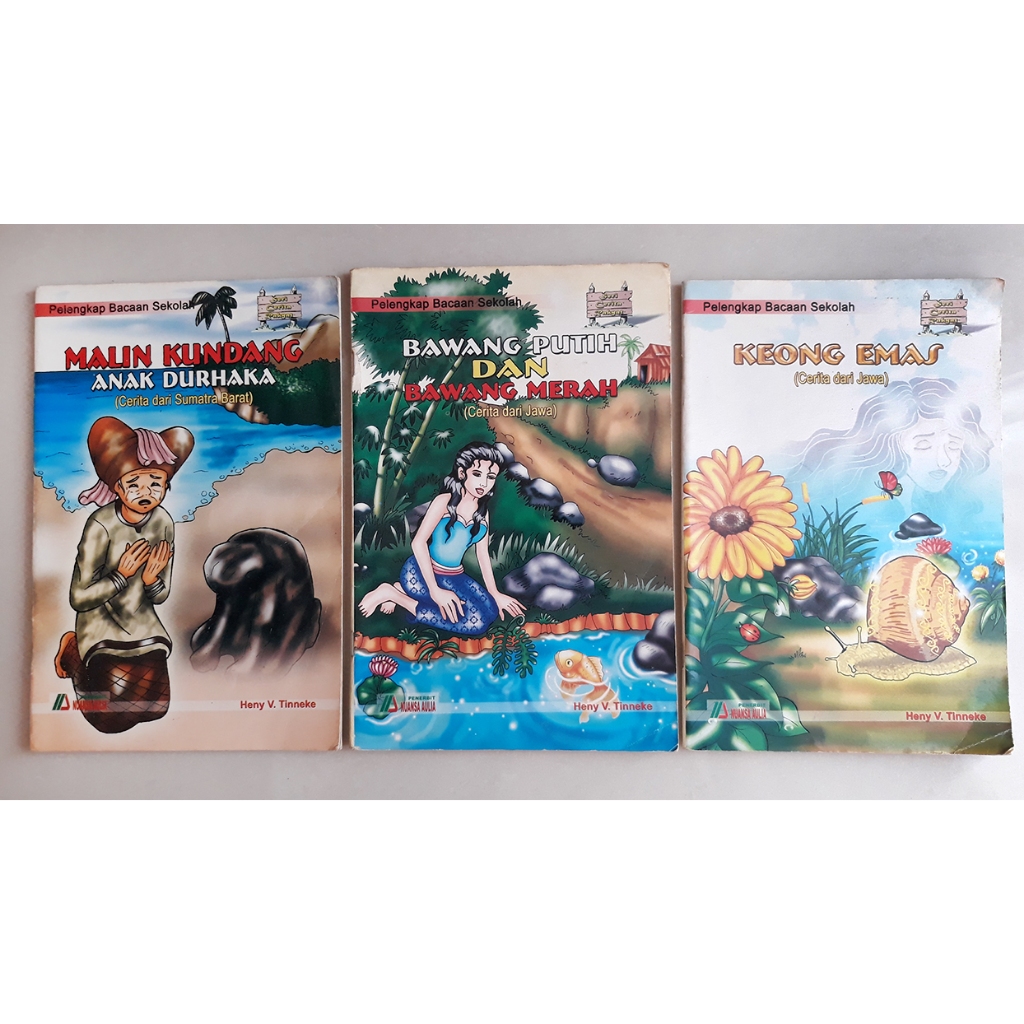 Jual Buku Cerita Rakyat Malin Kundang Anak Durhaka Bawang Putih dan Bawang Merah Keong Emas (3 ...
