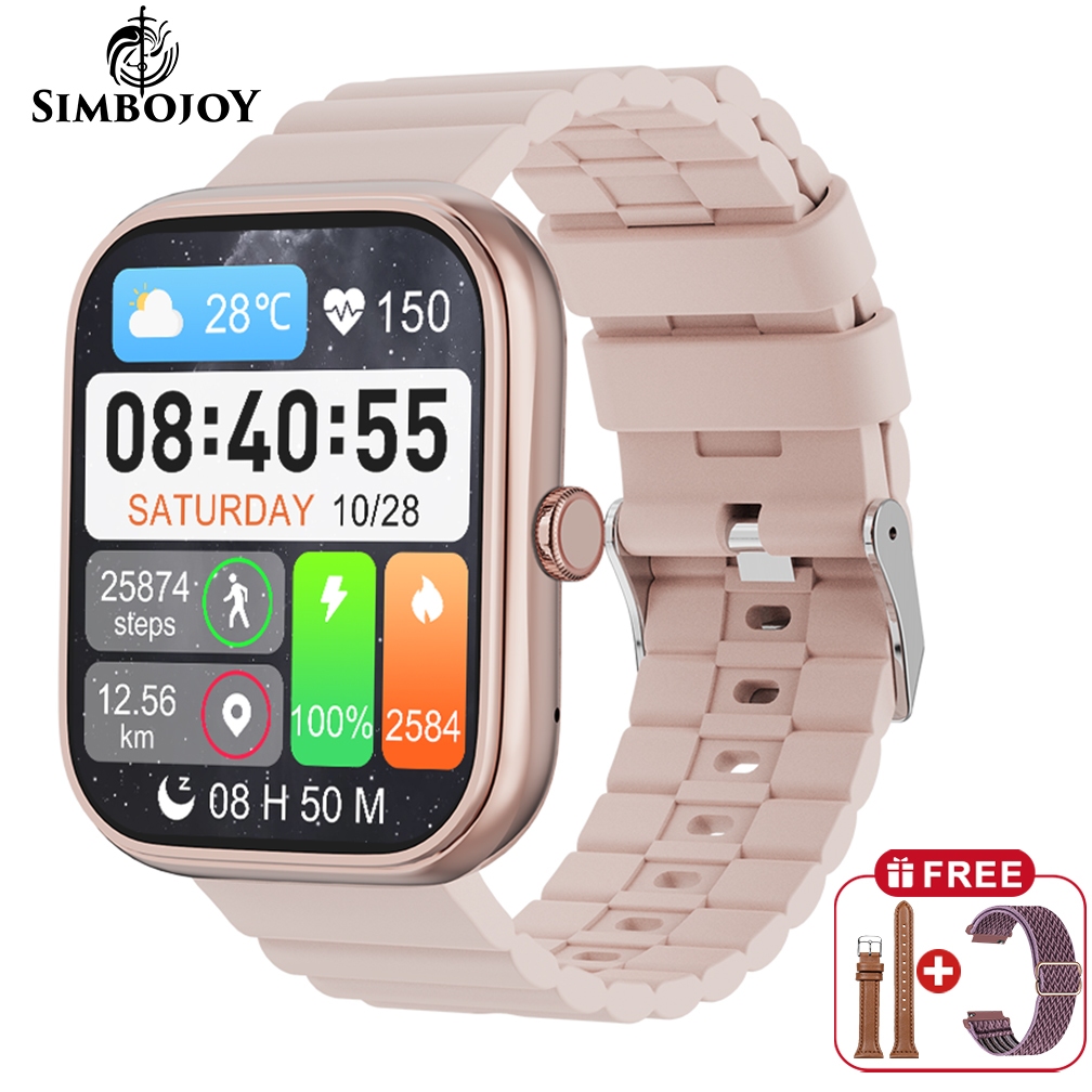 Jual Simbojoy Smartwatch Wanita Original Bluetooth Call Quick Response ...