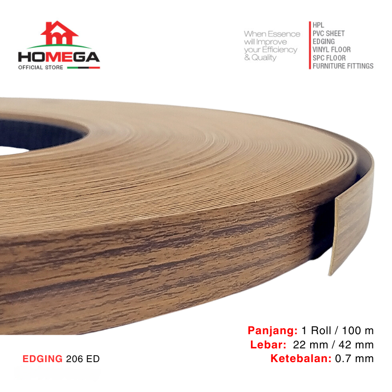 Jual HOMEGA PVC Edging- Pelapis Meja PVC - Tekstur Myanmar Teak ...
