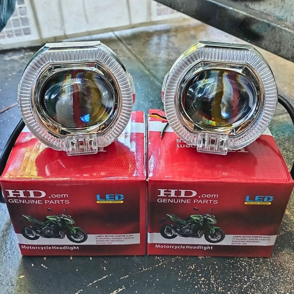 Jual LAMPU BILED ALA ALA BILLED BILET 2'5 INCH ANGEL EYE BLUE LAMPU ...