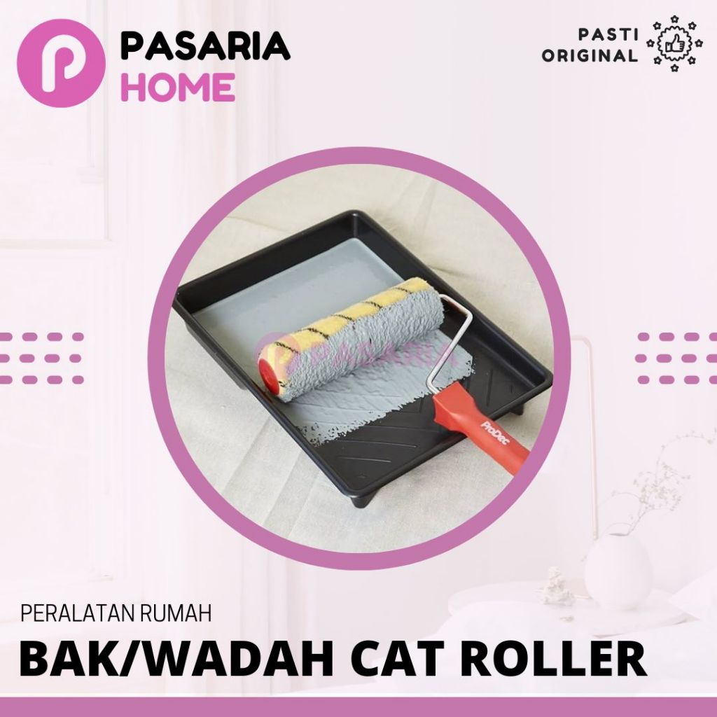Jual BAK CAT Roll/Roller Wadah/Tempat Cat Plastik 27,5 x 35,5 x 6cm ...