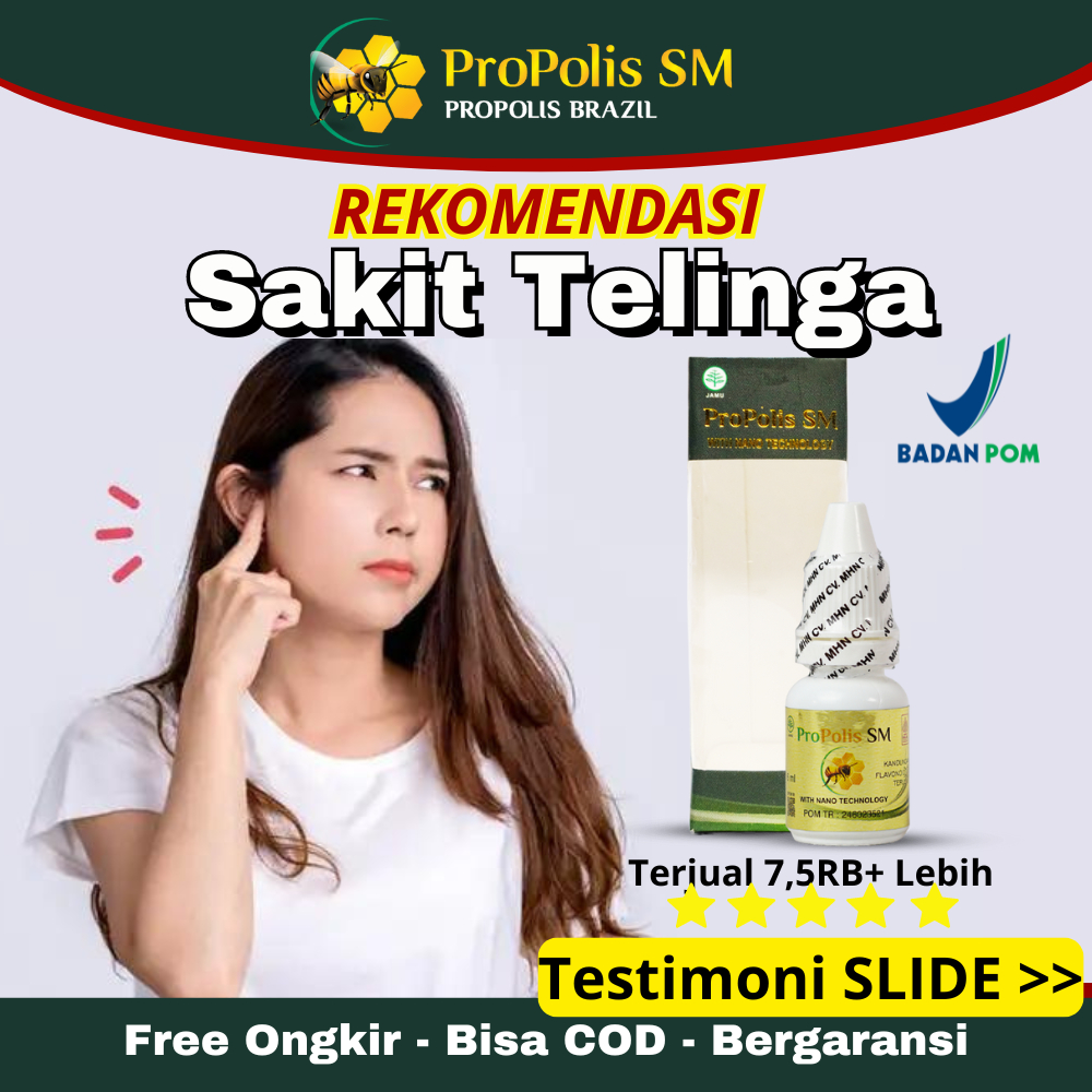 Jual Obat Tetes Telinga tinnitus Berdenging Berair nanah bau Berdengung ...