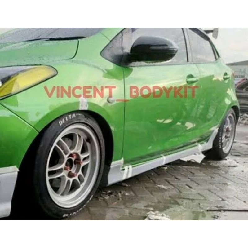 Jual bodykit mazda2 body kit mazda 2 bodikit samping saja | Shopee ...