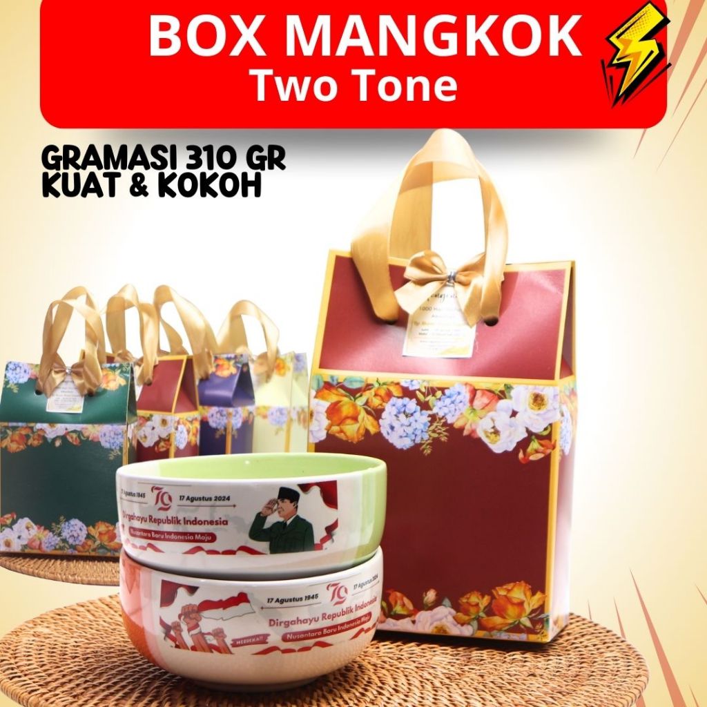 Jual Box Mangkok Twotone / Packaging Mangkok / Dus Mangkok / Kemasan ...