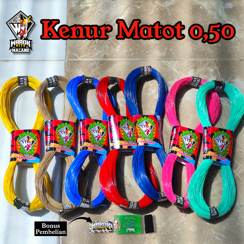 Jual Senar/Kenur Layangan MATOT UK 0,50 By Warok (Satu Gulungan Penuh ...