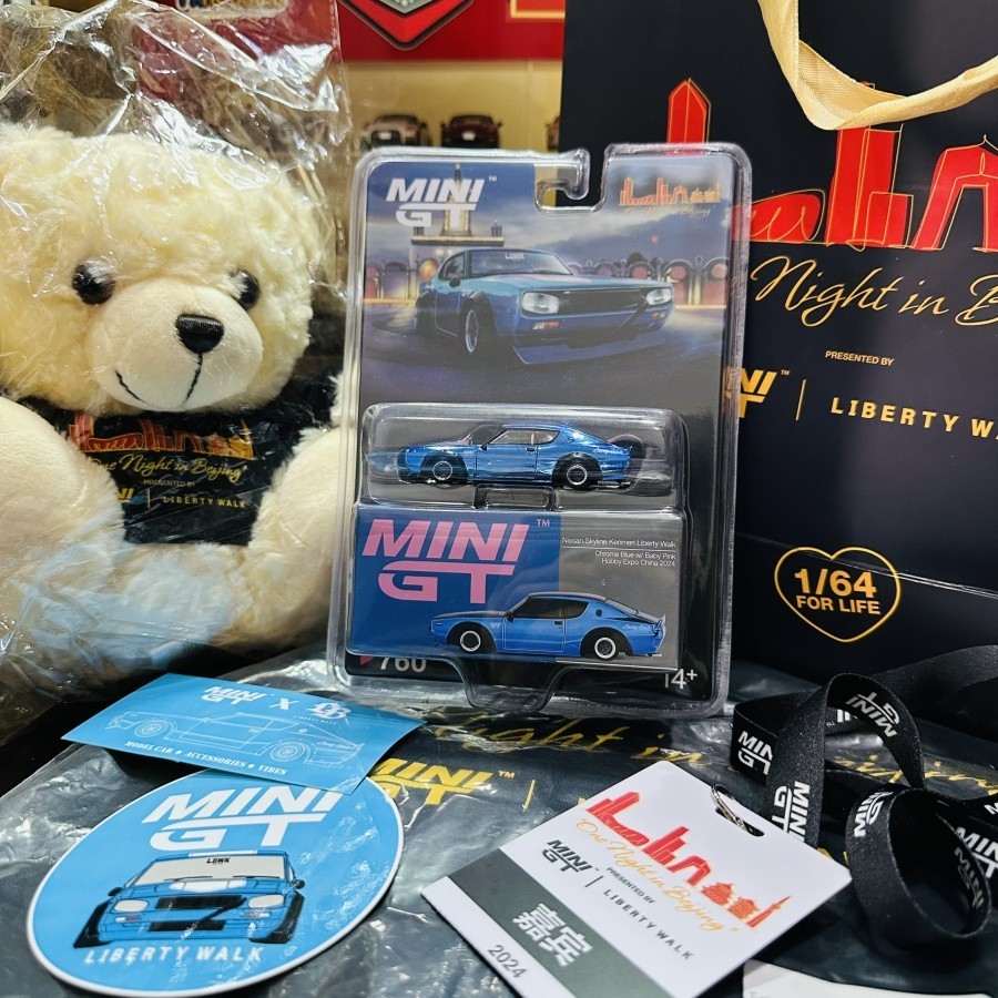 Solido 1/18 Miniature 1:64 Nissan Skyline Kenmeri LBWK Baby Blue - MINI ...