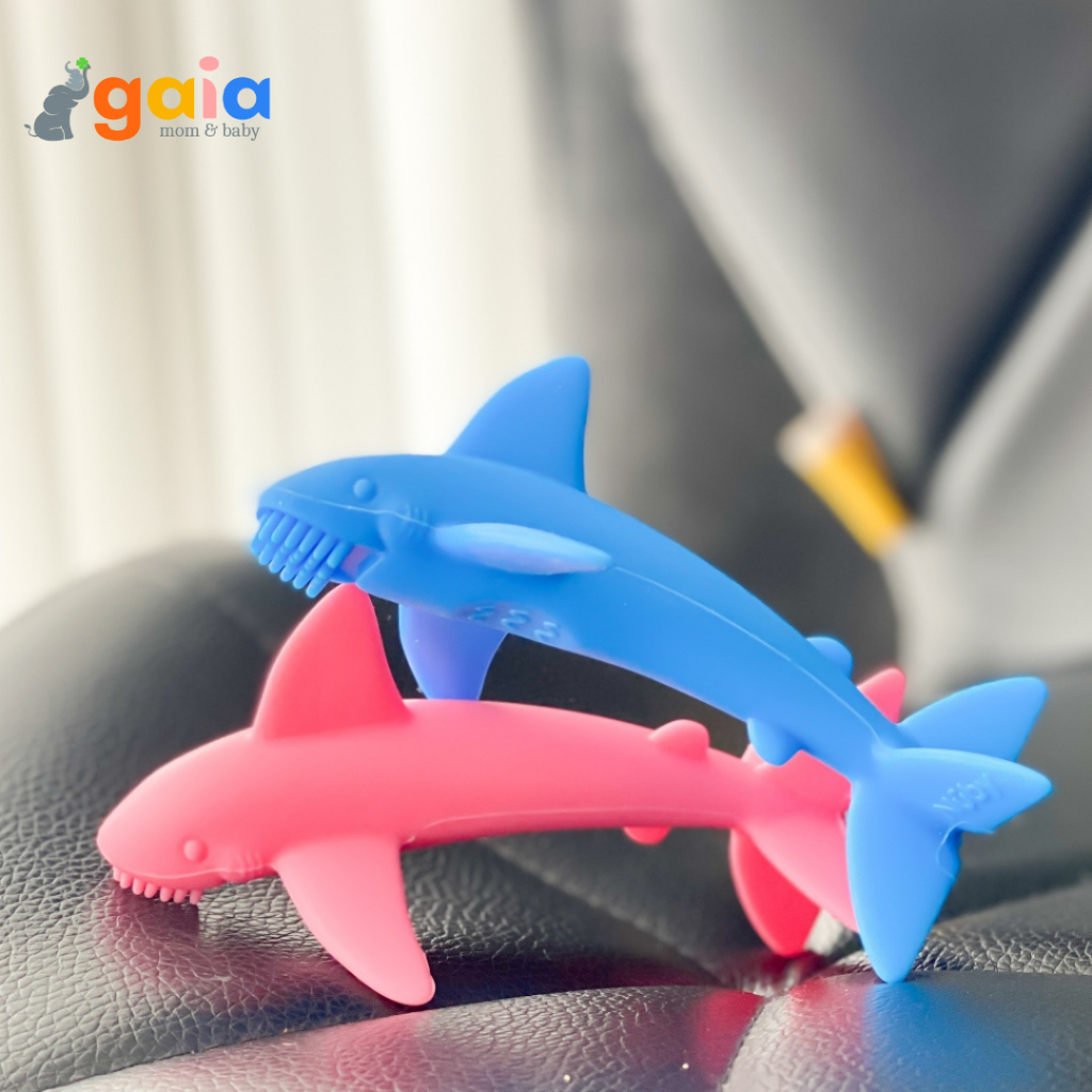 Jual Nuby Teether Shark | Mainan Gigitan Bayi | Shopee Indonesia