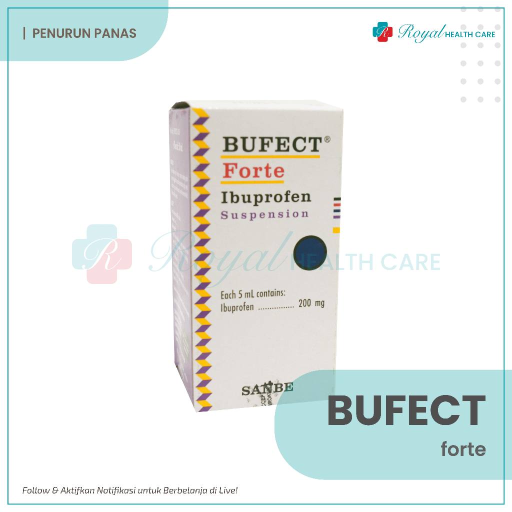 Jual BUFECT FORTE SIRUP 50ml Penurun Demam dan Anti Nyeri | Shopee ...