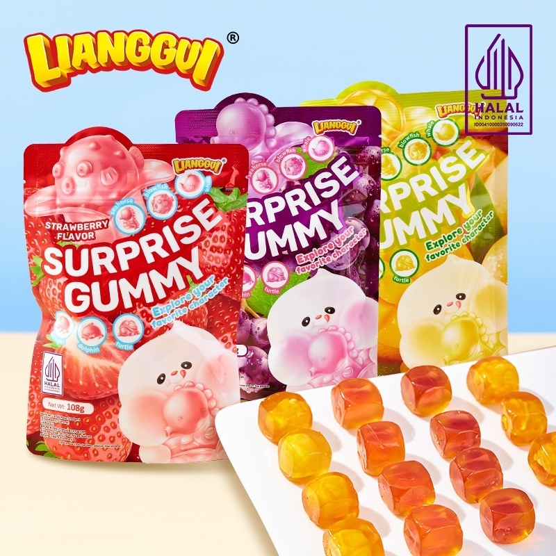 Jual Suprise Candy 3 Varian Rasa | Permen Buah Rasa ( Mangga , Anggur ...