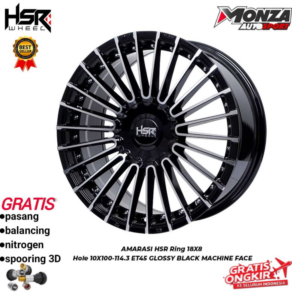 Jual Velg mobil Hsr Amarasi r18 altis new,sienta,veloz,alphard,camry ...