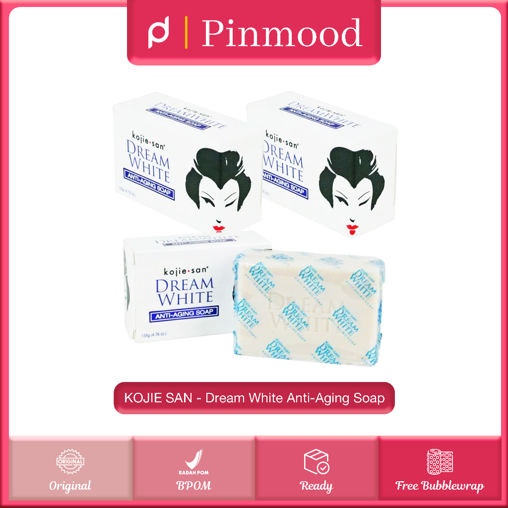 Jual KOJIE SAN - DREAM WHITE ANTI-AGING SOAP ( 65 | 135 g ) - Face ...