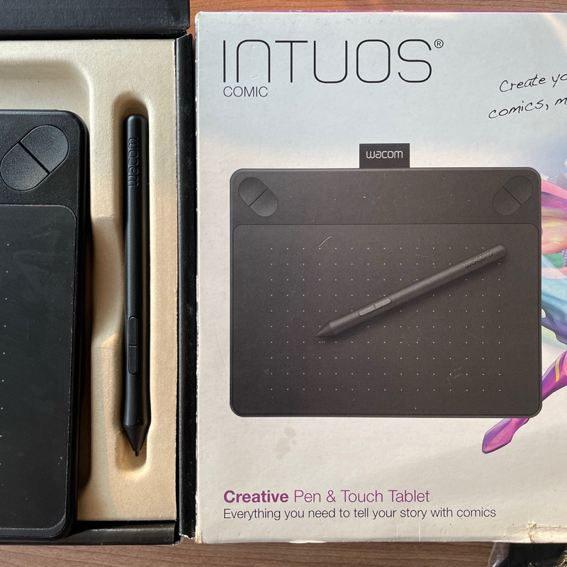 Jual [Preloved] Wacom Drawing Pen Tablet - Intuos Comic CTH 490 (Black) | Shopee Indonesia