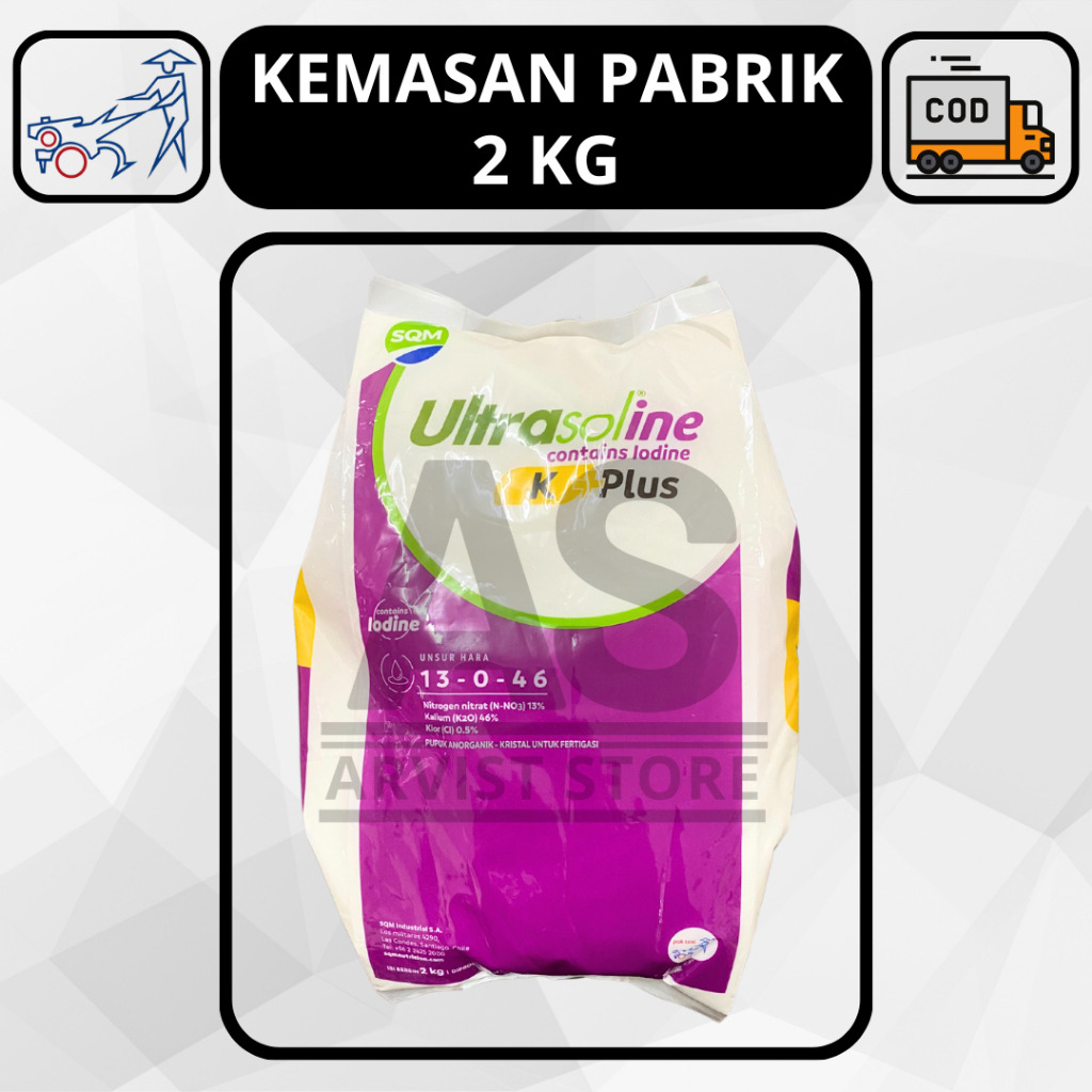 Jual Pupuk ULTRASOLINE 2 KG K Plus Anorganik KNO 3 Kristal Saprotan ...