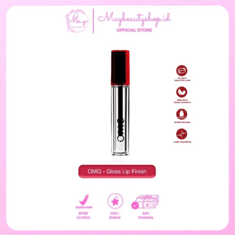 Jual OMG Oh My Glam - Gloss Lip Finish Vinyl Lipgloss | Shopee Indonesia