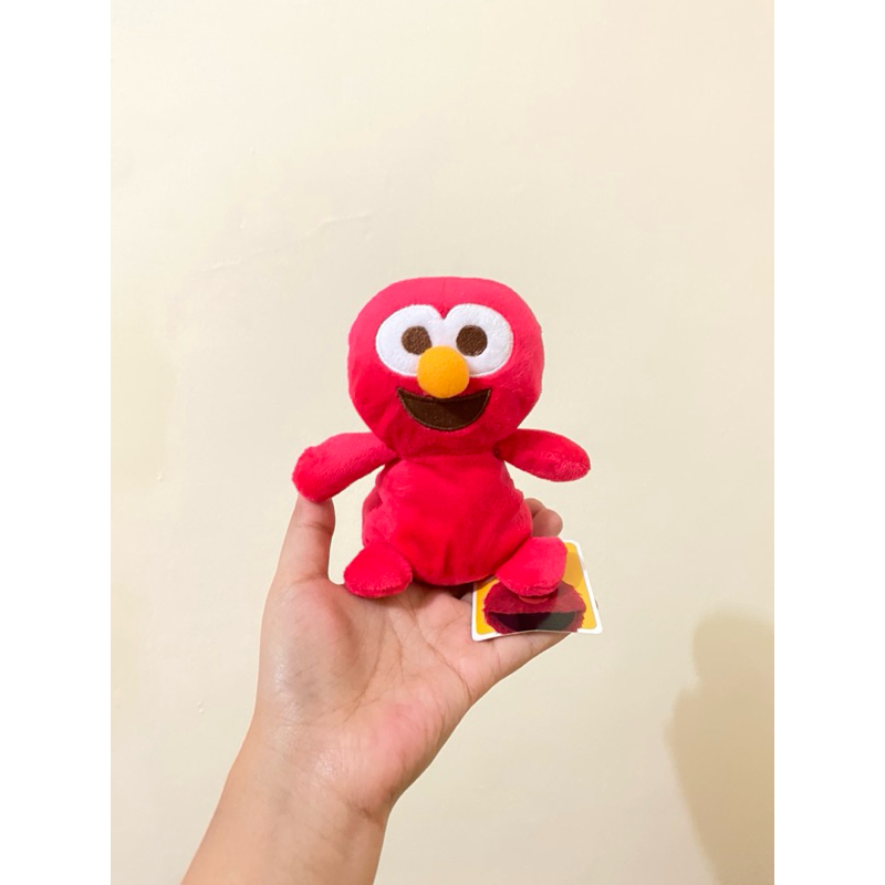 Jual Boneka karakter Elmo Sesame Street size 14cm Original / Boneka ...