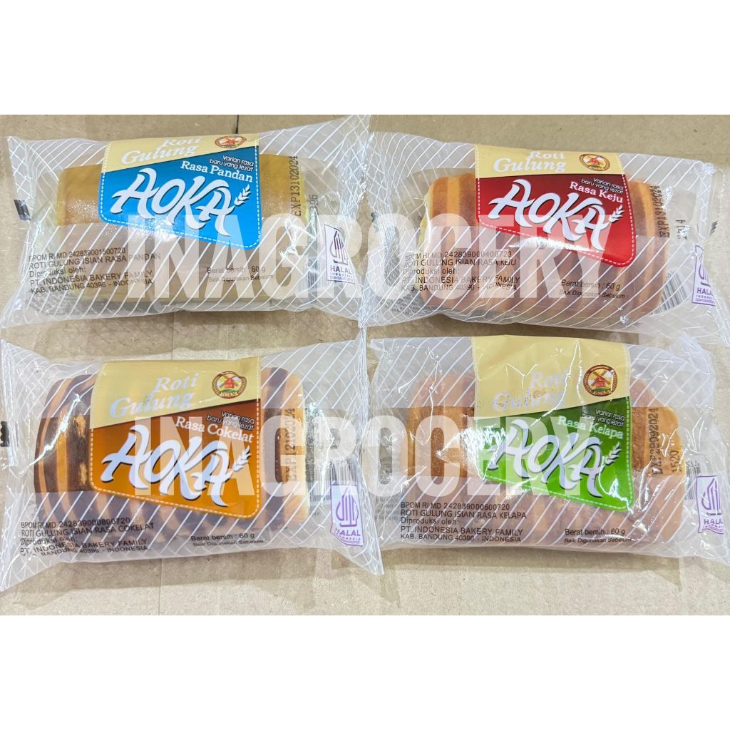 Jual AOKA ROTI GULUNG ( ALL VARIANT ) ( 5 PCS) | Shopee Indonesia