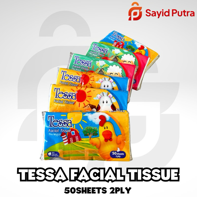 Jual TESSA FACIAL TISSUE 50s 1PACK (6pcs) | Shopee Indonesia