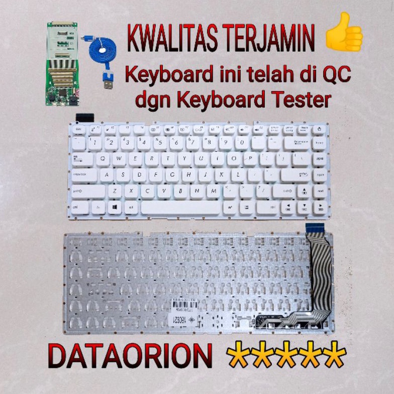 Jual keyboard putih Asus X441 X441N X441M X441S X441BA X441NC X441SA ...
