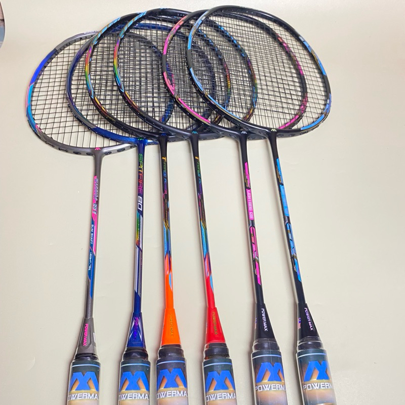 Jual RAKET BADMINTON IMPORT POWER MAX CARBON MIX 33LBS ORIGINAL SIAP ...