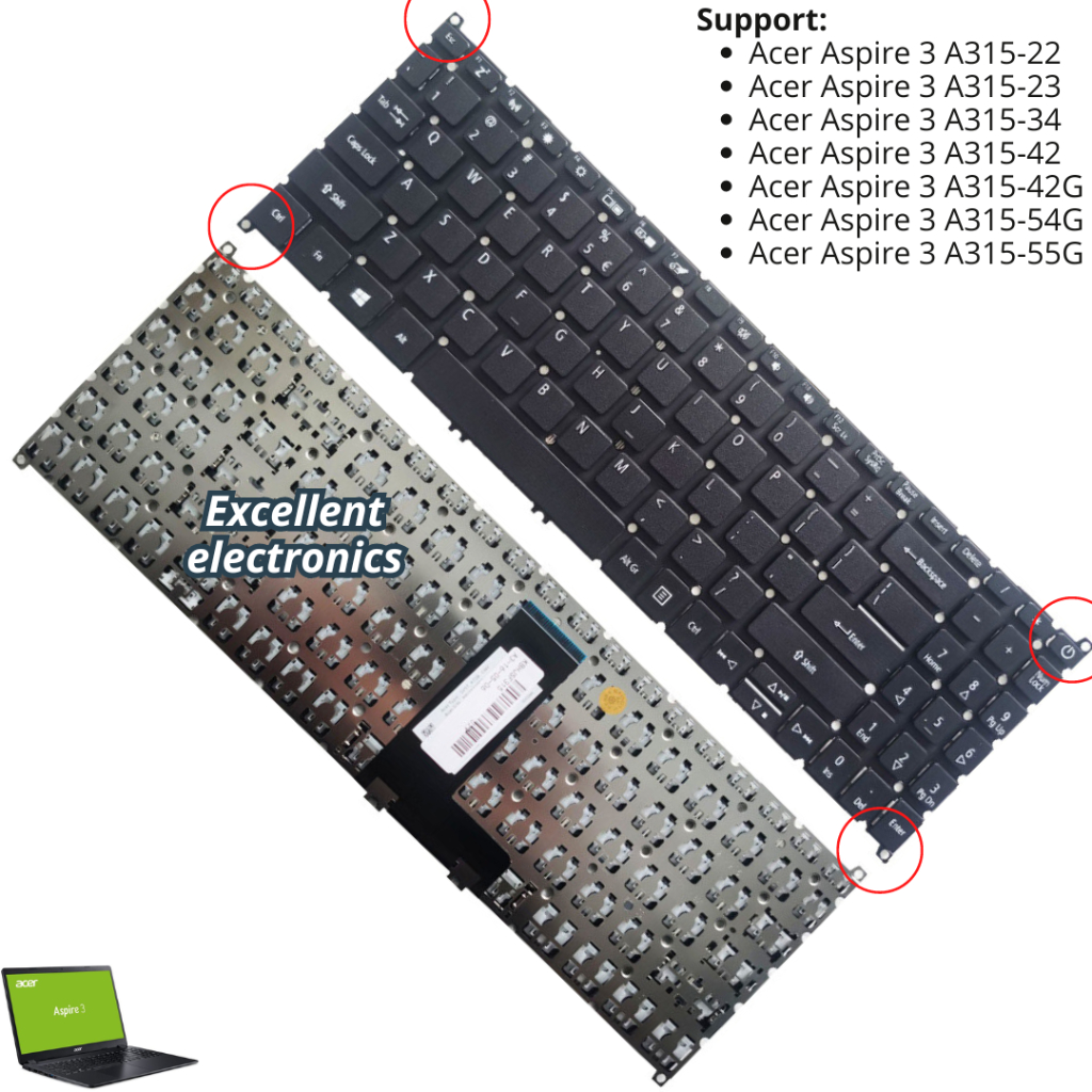 Jual Keyboard Acer Aspire 3 A315-22 A315-23 A315-34 A315-42 A315-42G ...