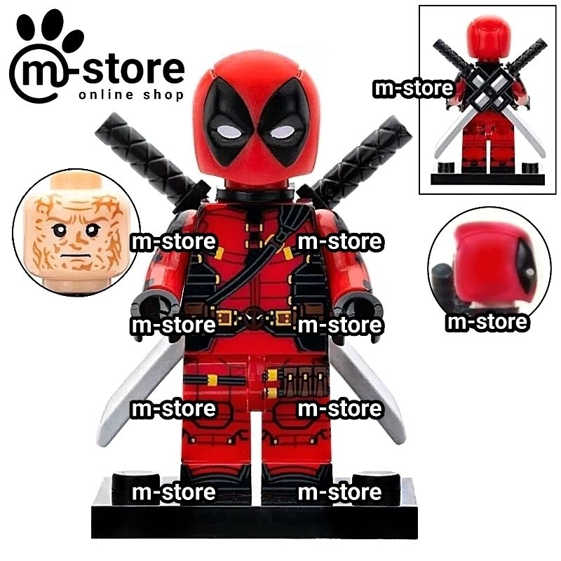 Jual brick deadpool 3 wolverine mini toy figure | Shopee Indonesia