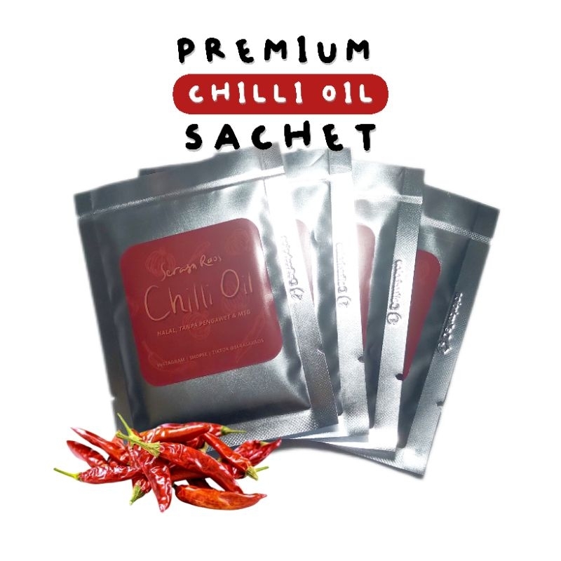 Jual SERASA RAOS : PREMIUM CHILLI OIL SACHET TRAVEL SIZE 15ML | SAMBAL ...