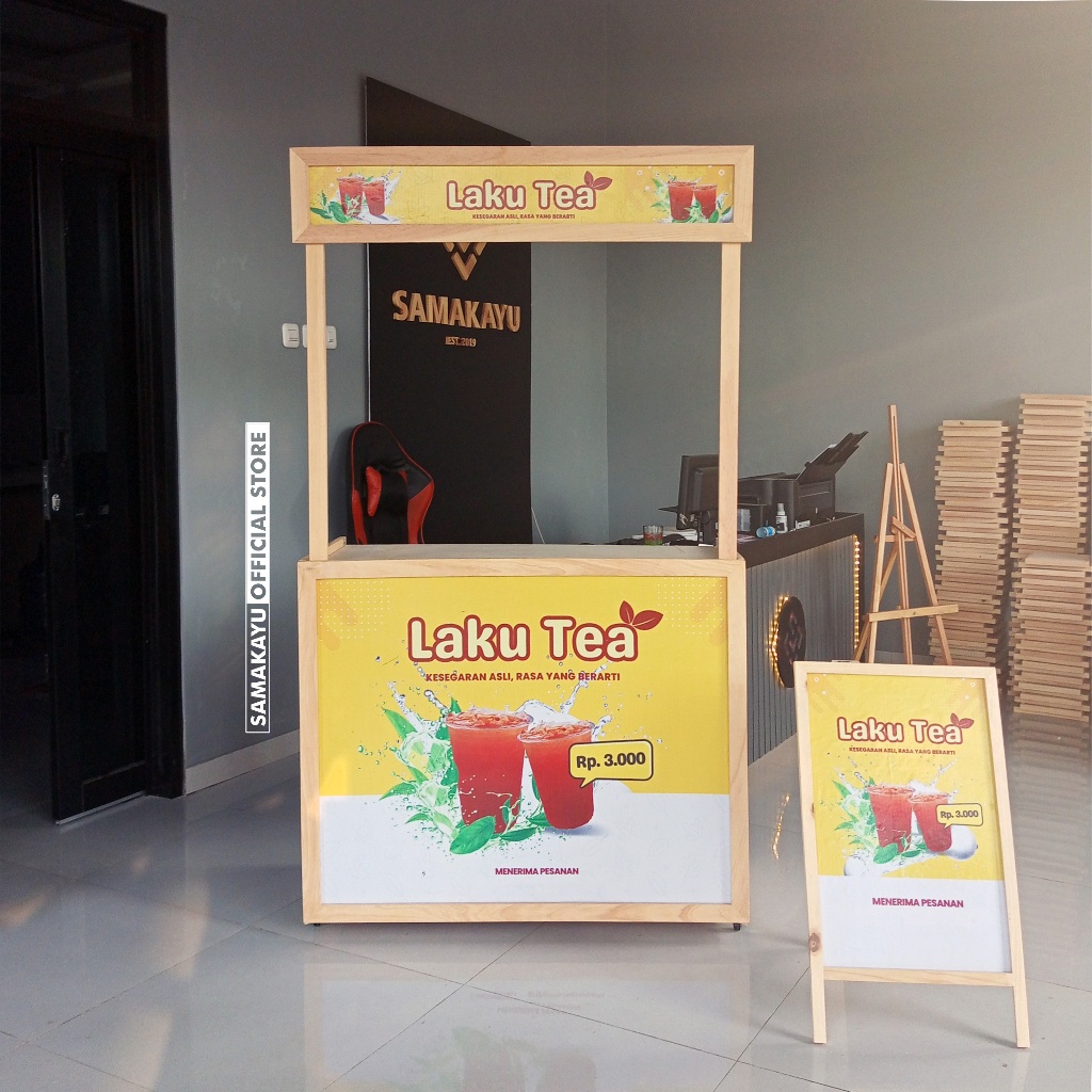 Jual Booth portable Meja Lipat Jualan Event Desk Gerobak Lipat Meja ...