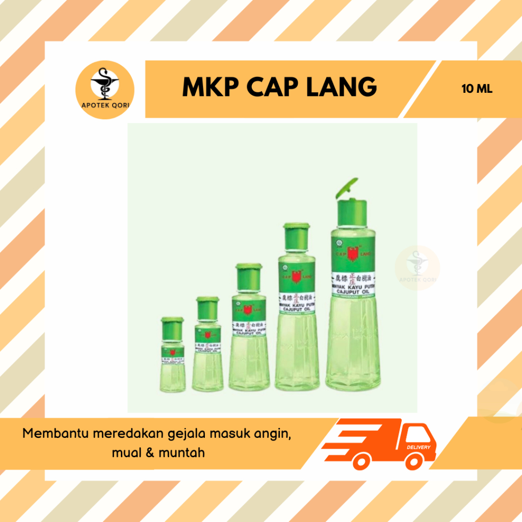Jual MINYAK KAYU PUTIH CAP LANG MKP 210 ML 120 ML 60 ML 30 ML/PERUT ...