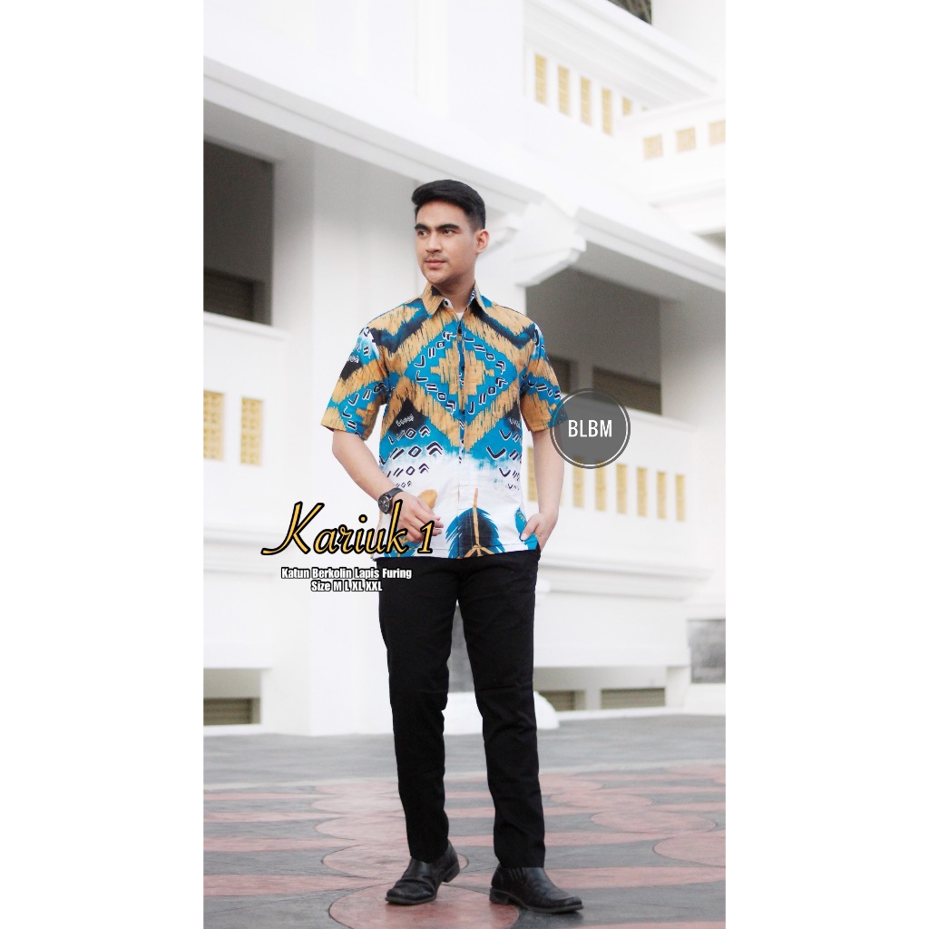 Jual Batik Couple Batik Sarimbit Kode Kariuk 1 & 2 by Batik Lanang ...