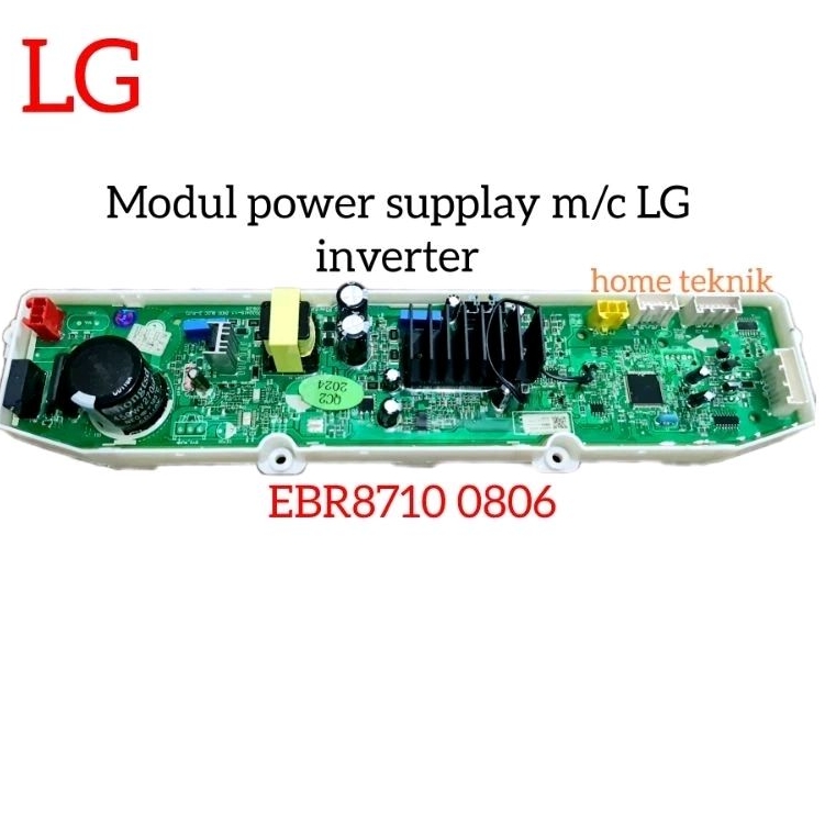 Jual Modul power supplay mesin cuci LG smart inverter T2108VS2M EBR8710 ...
