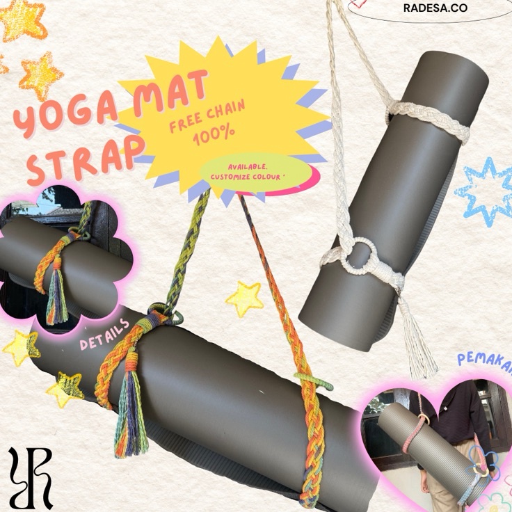 Jual Harga Spesial READY STOCK Macrame Yoga Matt Strap Yoga Macrame ...