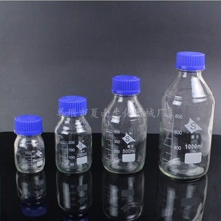 Jual Botol Reagen Kaca Bening 500 ml Botol Sampel Laboratorium ...