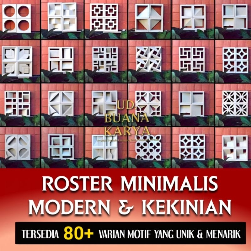 Jual Roster Motif Di Pulau Jawa | Roster Beton Minimalis Motif | Roster ...
