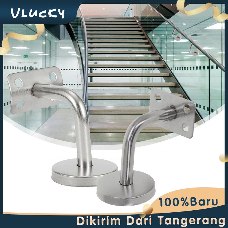 Jual Bracket Handrail Kaca Stainless 304 Wall Support Hand Rail Untuk ...