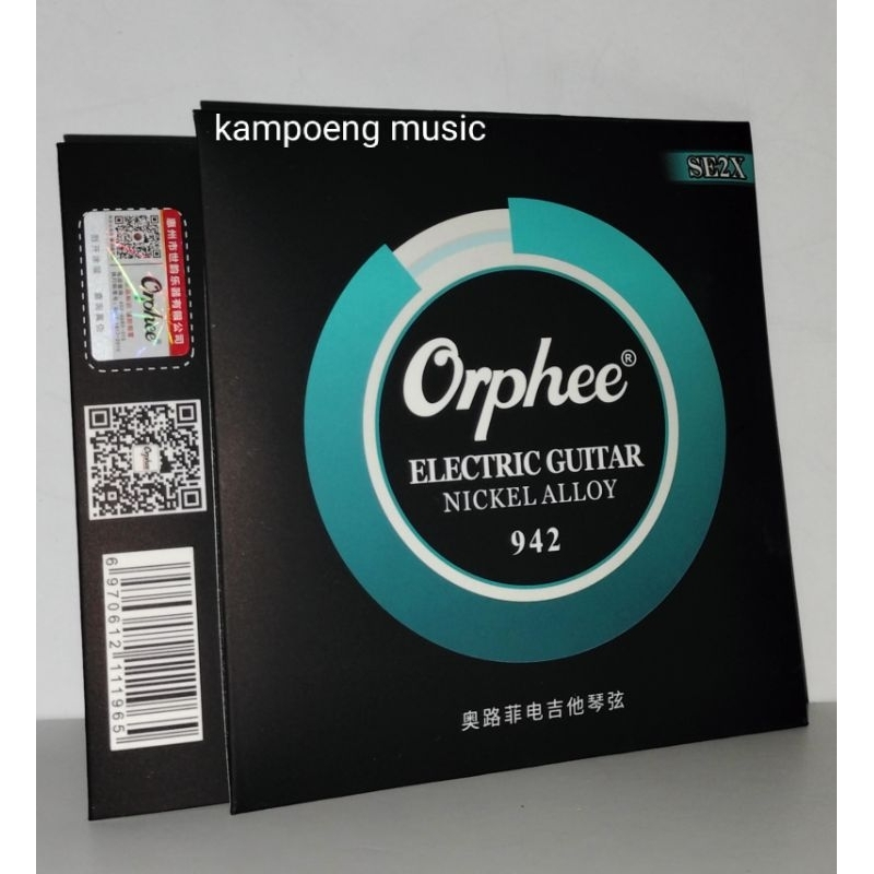 Jual SENAR GITAR ORPHEE ELEKTRIK 09 SE2X ORIGINAL | Shopee Indonesia
