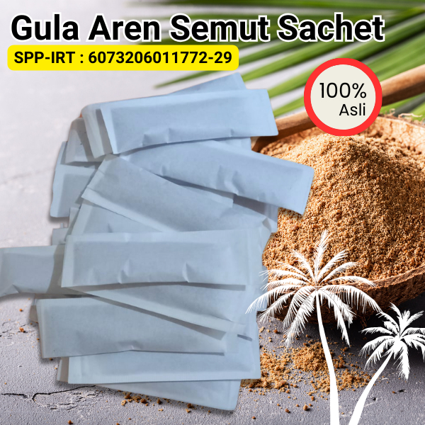 Jual Gula Aren Bubuk Murni Per Satu sachet Brown Sugar Gula Pasir ...