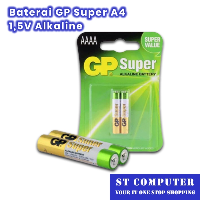 Jual Baterai GP Super A4 (AAAA) 1,5V Alkaline | Shopee Indonesia