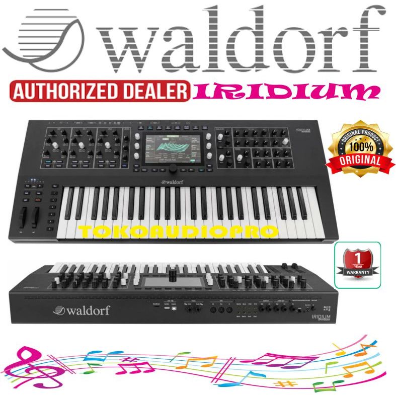 Jual Waldorf Iridium Keyboard 49-Key Synthesizer Keyboard | Shopee ...