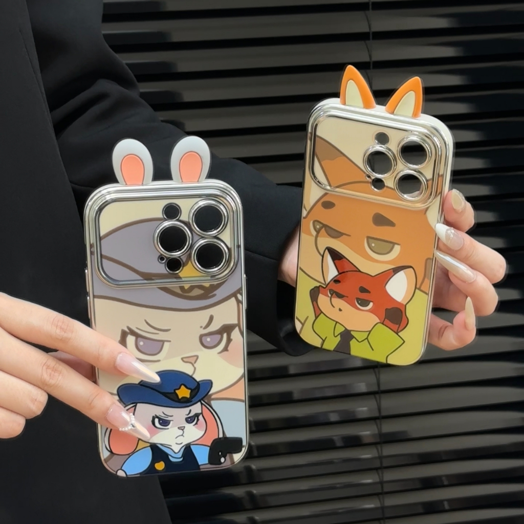 Jual Zootopia Nick Judy iphone case For iPhone 15 14 13 12 11 pro max ...