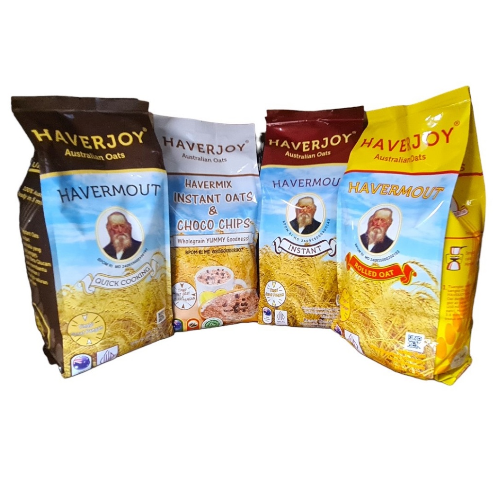 Jual Instan Instant Rolled Quick cooking Choco Chip Oat Oatmeal Oats ...