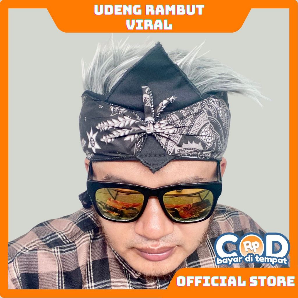 Jual Topi Rambut Palsu Udeng Ikat Kepala Sunda Iket Totopong Blangkon ...