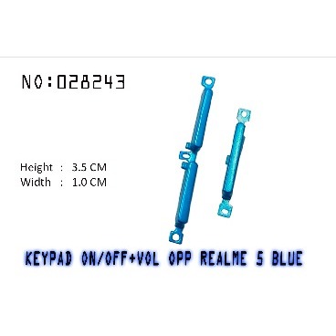 Jual TOMBOL LUAR ON OFF VOL REALME 5 RUBBER BUTTON POWER KEYPAD VOLUME ...