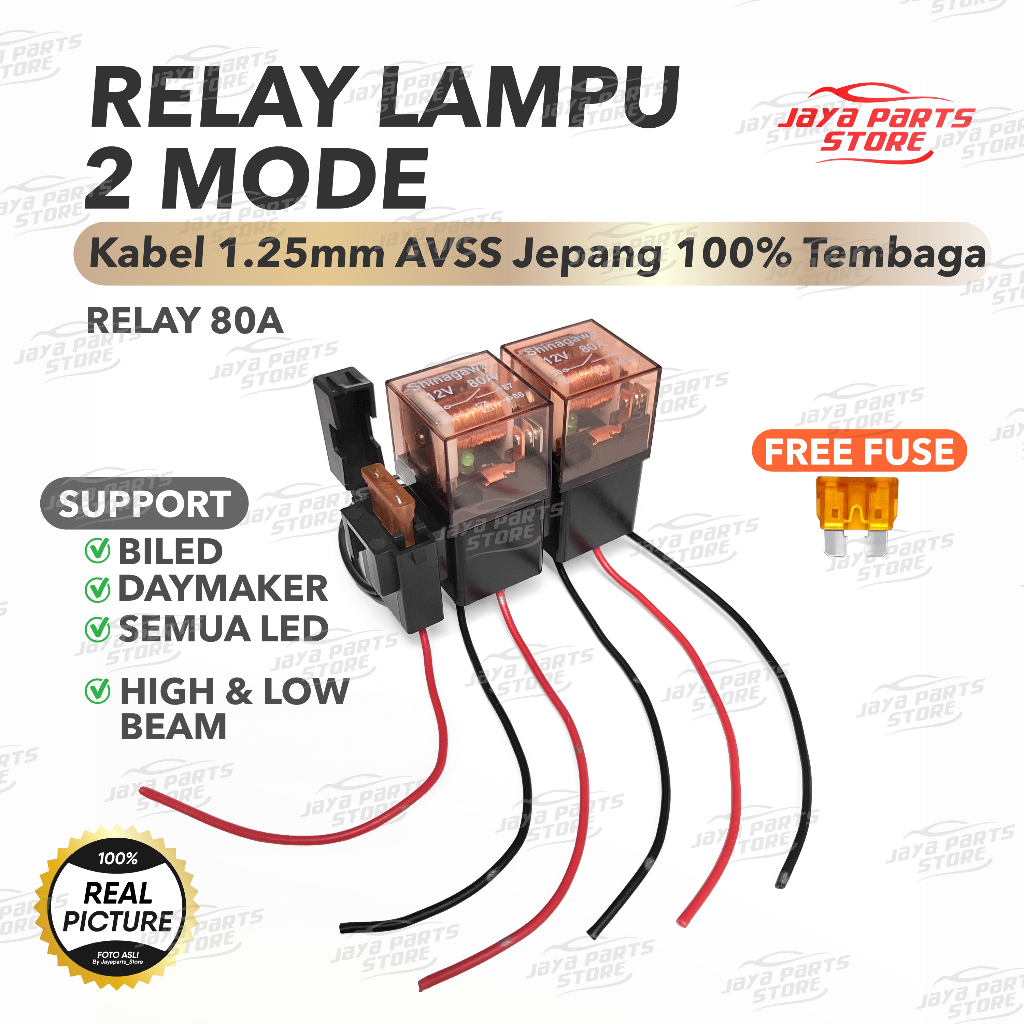 Jual BARU! Relay Untuk Lampu Biled Daymaker - Lampu Tembak D2 Laser ...