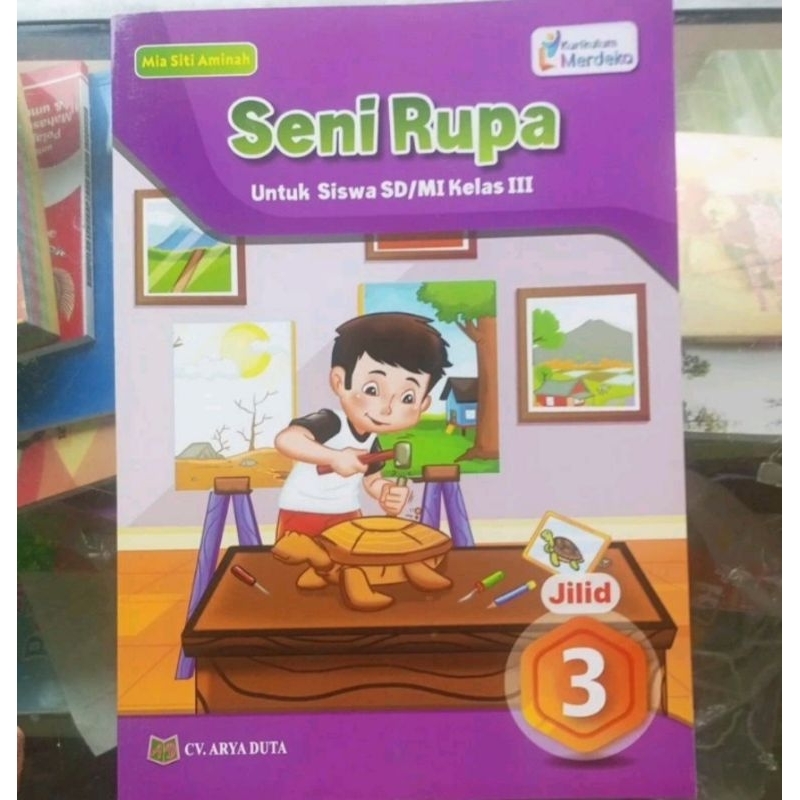 Jual ORI buku teks siswa seni rupa kurikulum merdeka untuk SD/mi kelas 3 penerbit Arya duta ...